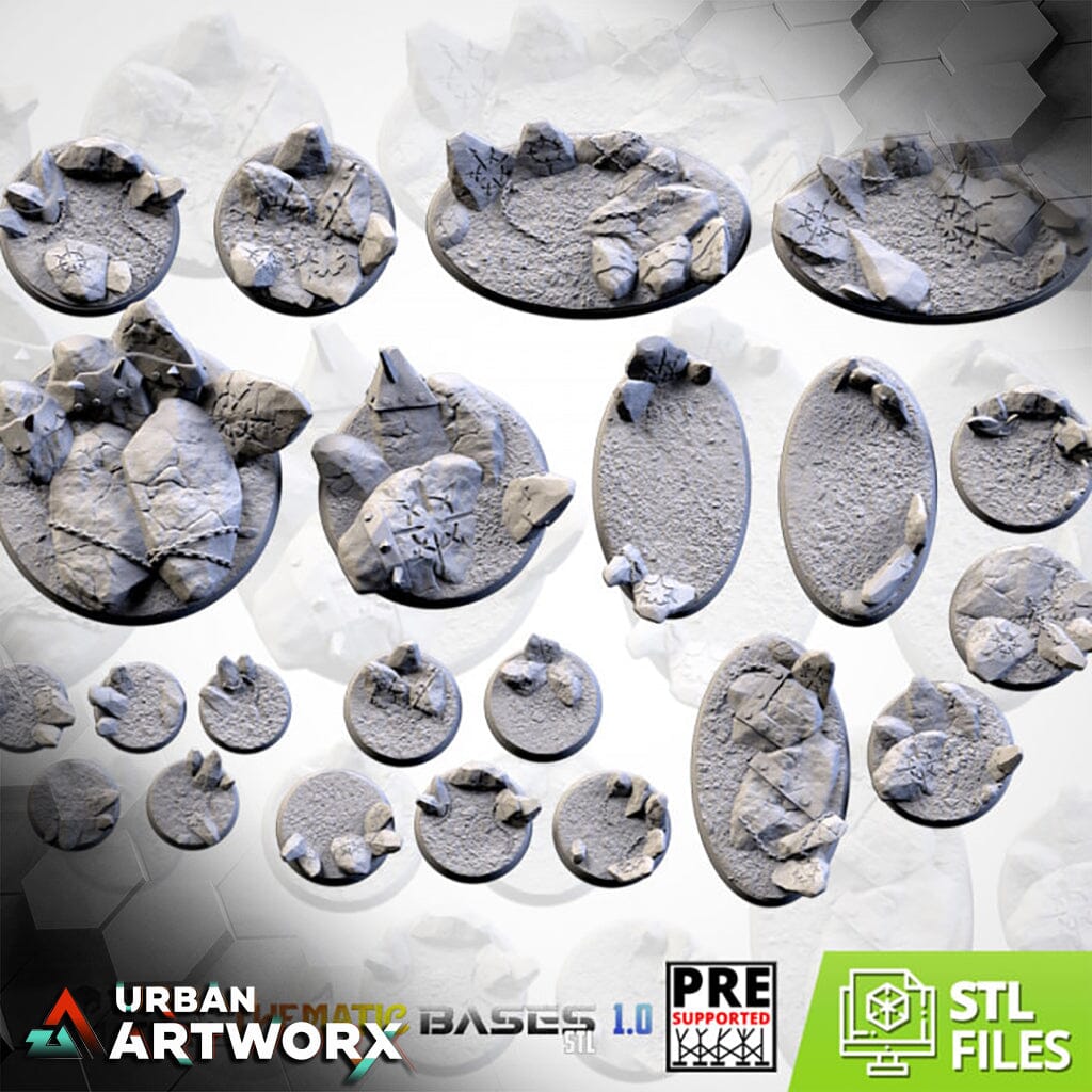 Tabletop Bases - Txarli Factory - Chaos Hell Bases