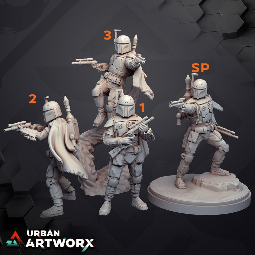 Tabletop Miniaturen - Skullforge Studios - Legendary Bounty Hunter