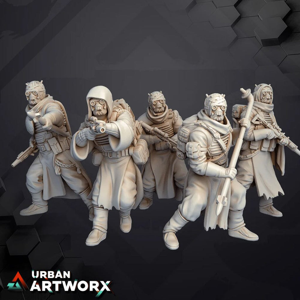 Tabletop Miniaturen - Skullforge Studios - Offworld Raider Set 2 (5)