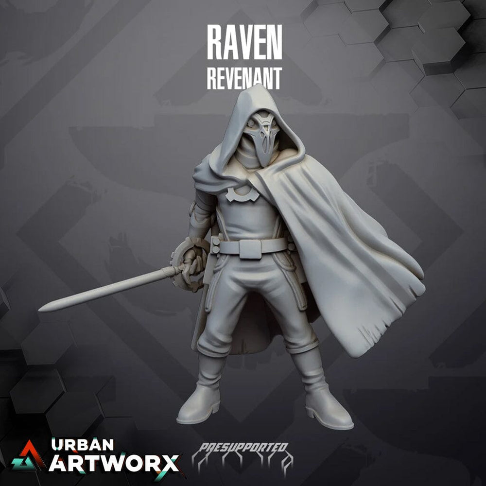 Tabletop Miniaturen - Skullforge Studios - Warlock Raven Revenant