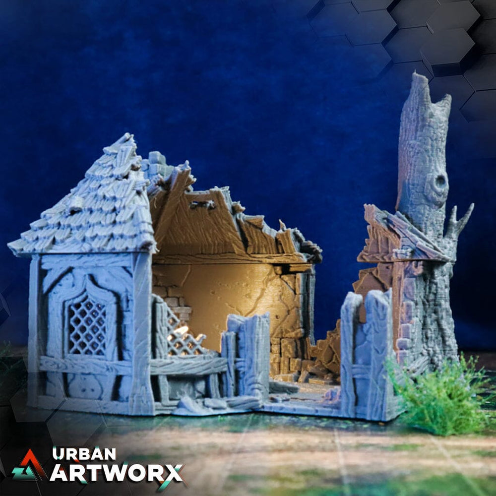 Tabletop Gelände - City of Tarok - Ruined Alchemist's House