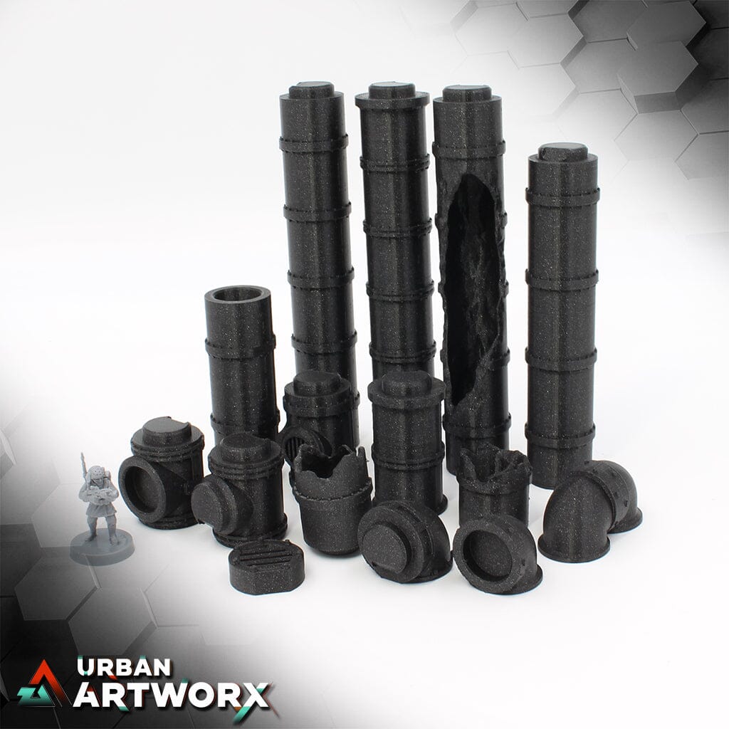 Tabletop Gelände - Imperial Terrain - Argon Industrial Pipes