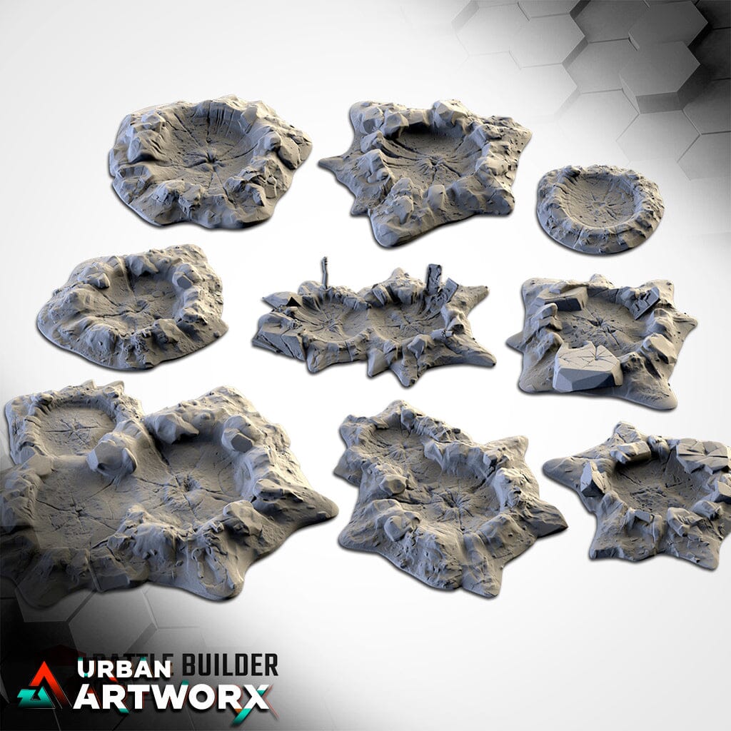 Tabletop Gelände - Txarli Factory - Crater