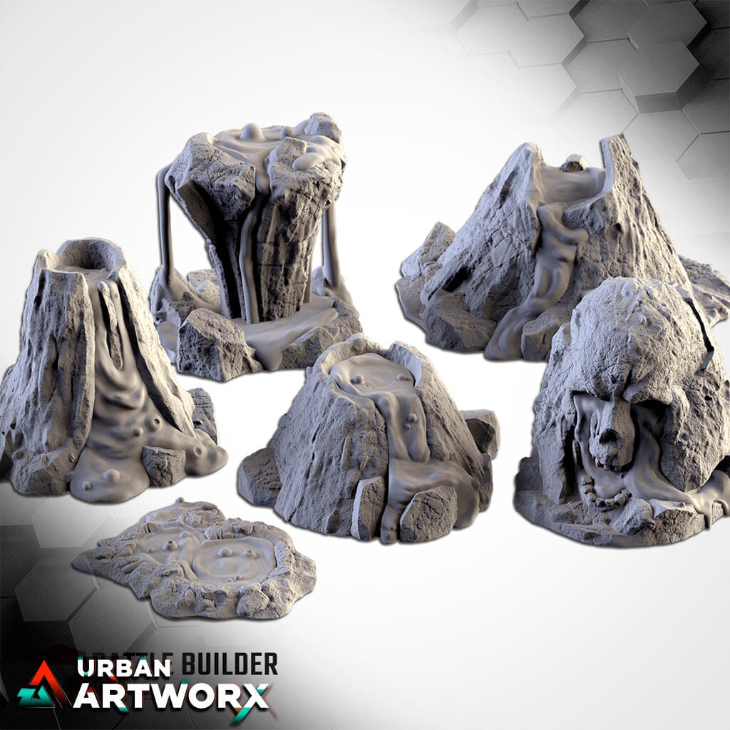 Tabletop Gelände - Txarli Factory - Volcano
