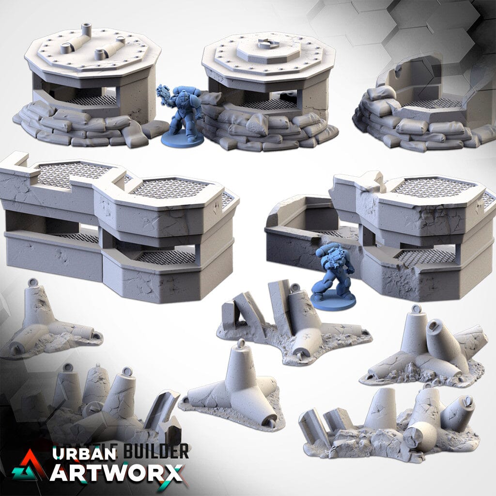 Tabletop Gelände - Txarli Factory - War Bunkers