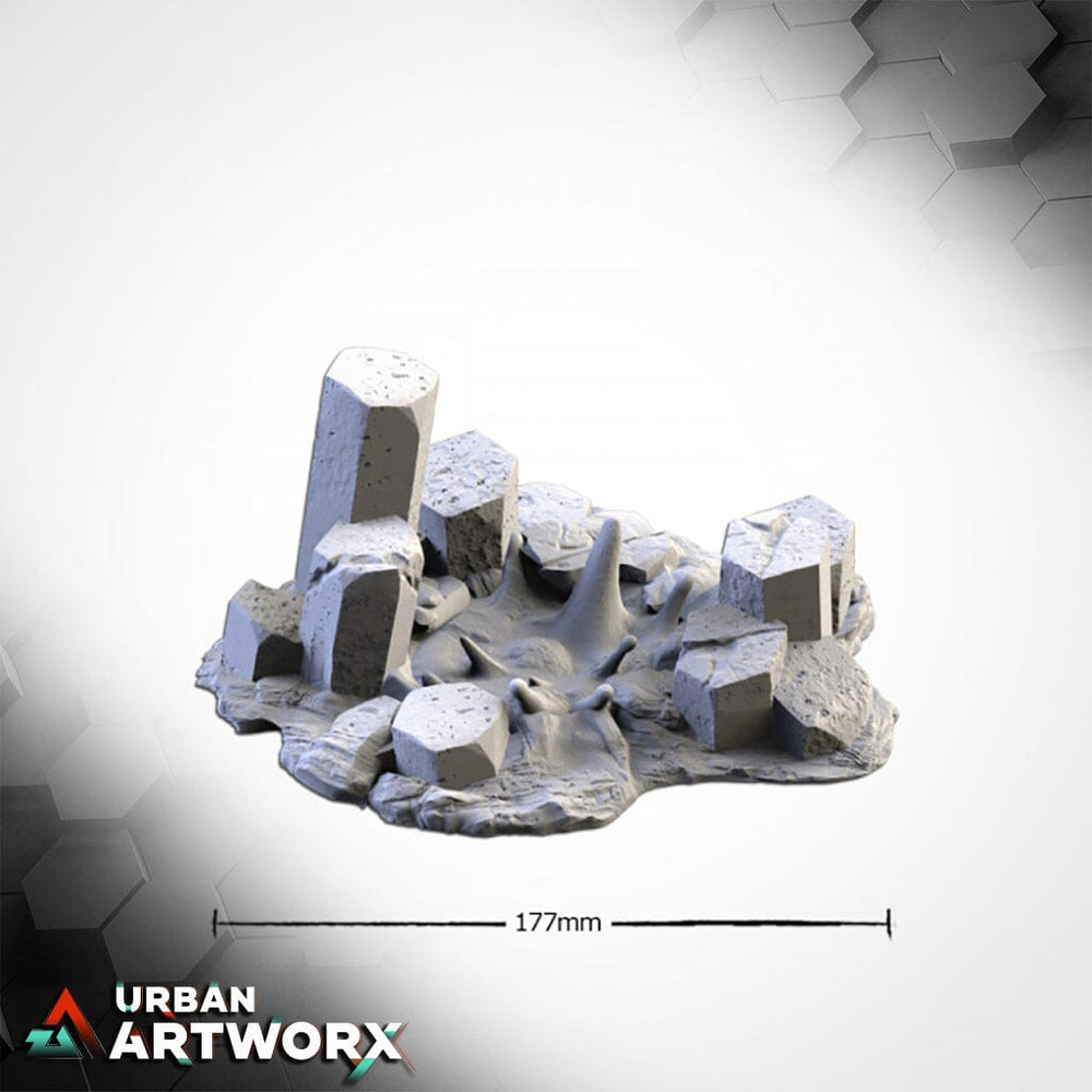 Tabletop Gelände - Txarli Factory - Basaltic Volcano